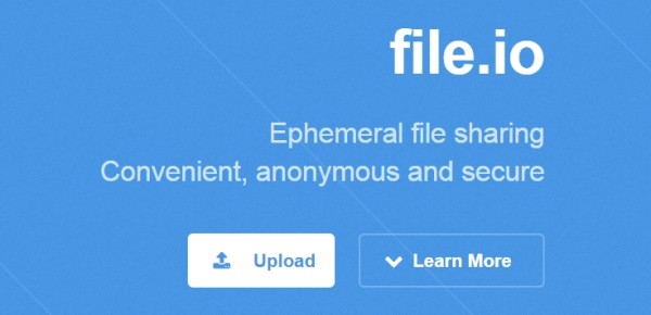 FILE.IO : POUR ENVOYER DES FICHIERS (JUSQU’À 50 GO) ET PROGRAMMER LEUR DESTRUCTION - FrenchTech ...
