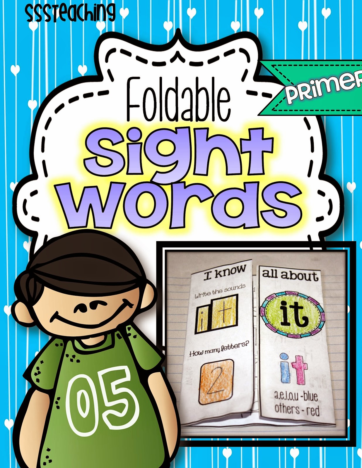 Primer Sight Word Interactive Foldable Pack - SSSTeaching