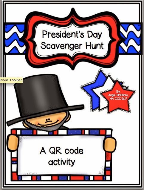 2SpeakRight: President's Day Scavenger Hunt