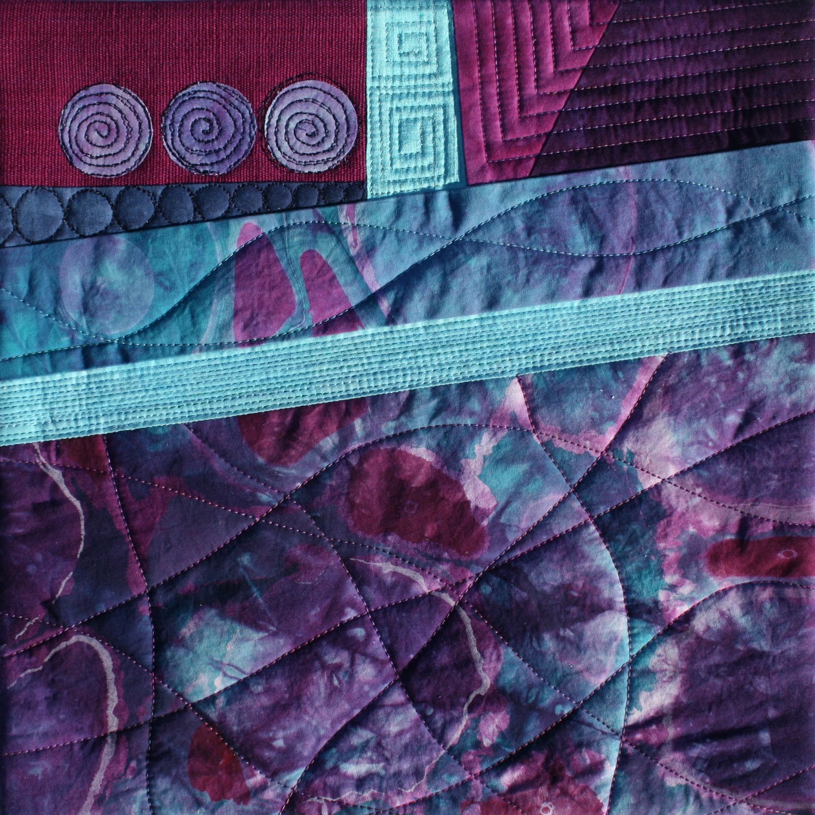 Random Acts Of Piece New Series Marbled Fabric All In A Row random-acts-of-piece-new-series-marbled-fabric-all-in-a-row