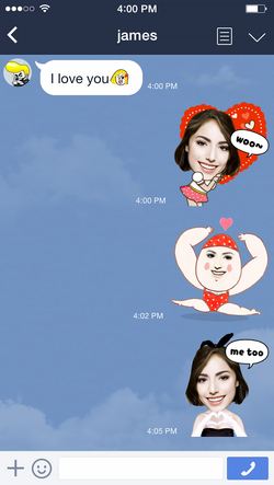 LINE、Android向け自撮りスタンプ作成アプリ「ycon（ワイコン）」をリリース。iPhone版に遅れること約1年、ようやく登場！ | LIFE GOES TO A PARTY