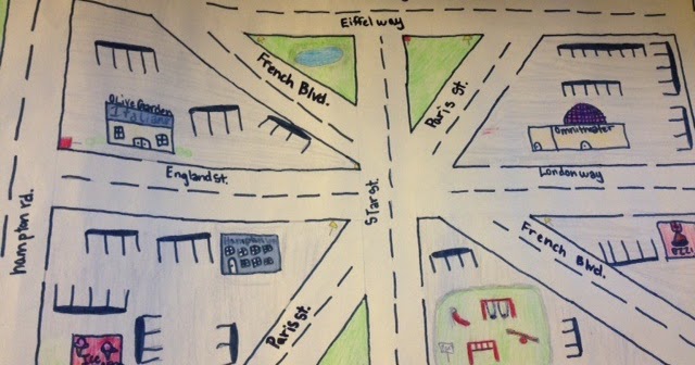 Mrs. Barrett's Classroom: Geometry Map Final Products