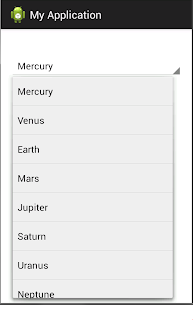 Xamarin Android Dropdown menu/list - Stack Overflow