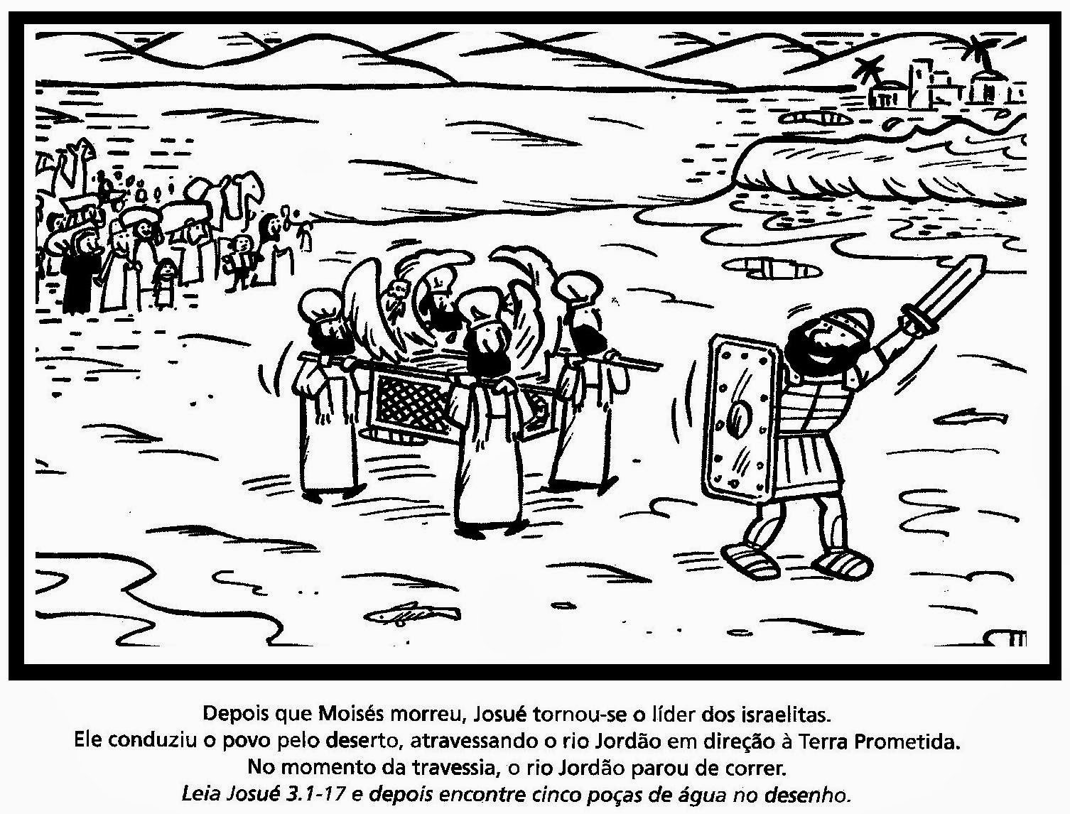 Escola Dominical Infantil: Atividade: Josué se torna líder em Israel - SBB Escola Dominical Infantil: Atividade: Josué se torna líder em Israel - SBB