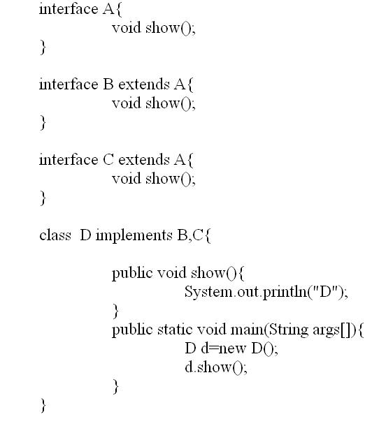 Java Interface and Diamond problem - Arun's Blog Java Interface and Diamond problem - Arun's Blog