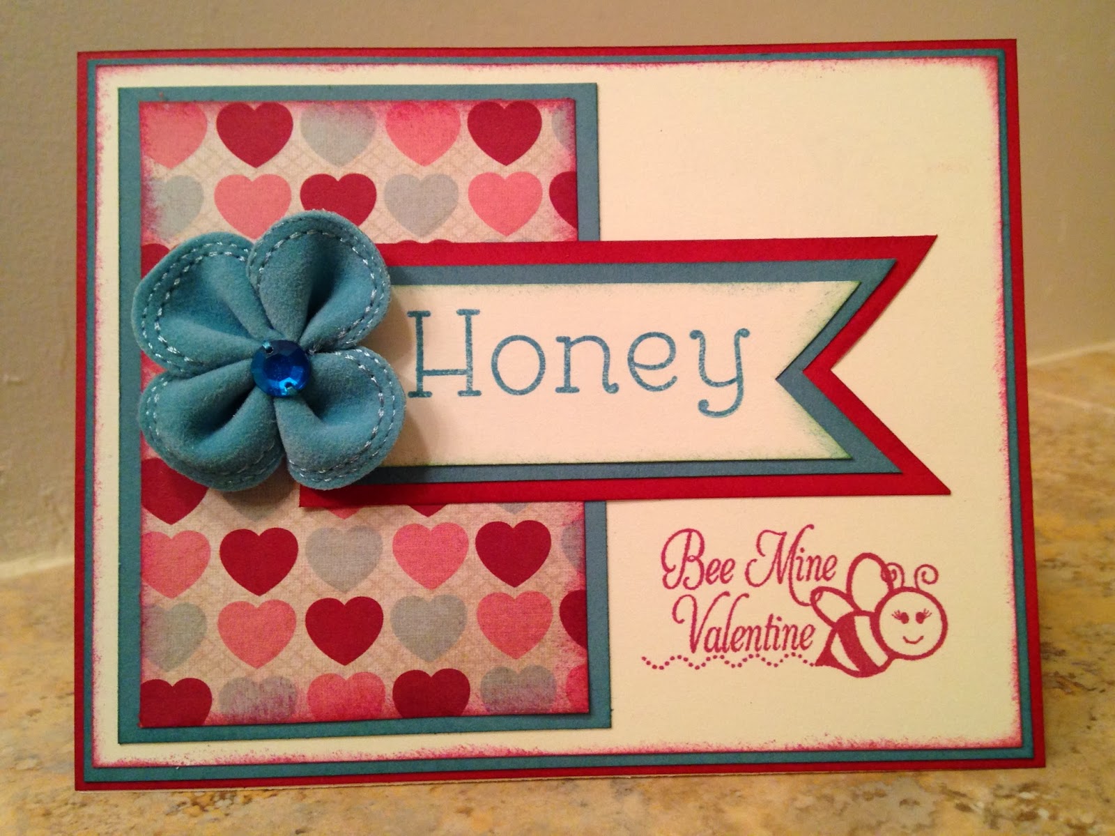 Adventures in Papercrafting: Won't you Bee Mine Valentine?