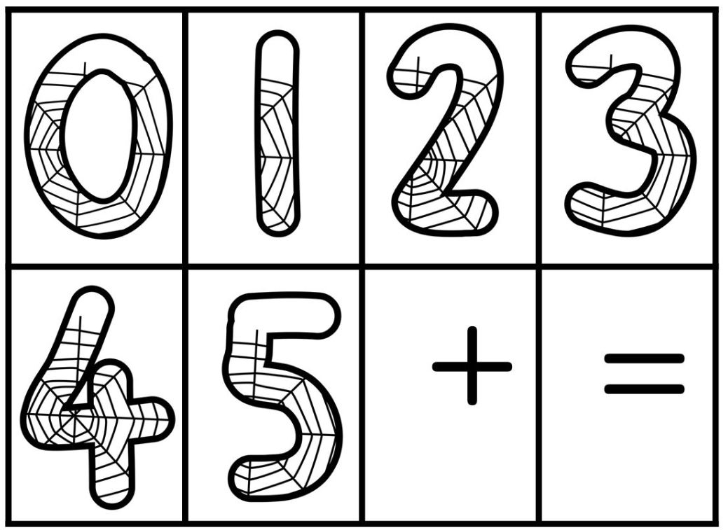 Spider Web Numbers Set! - Classroom Freebies