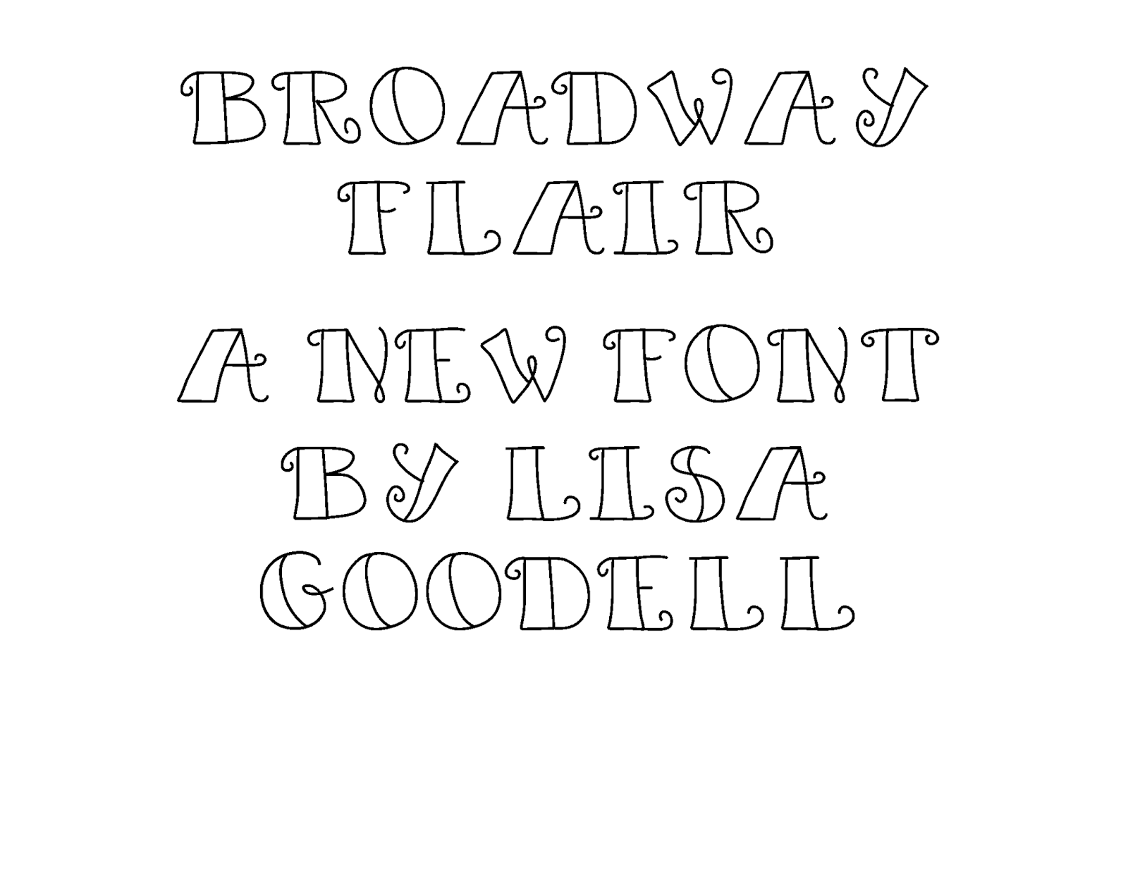 New Fonts and Products - Lisa Goodell
