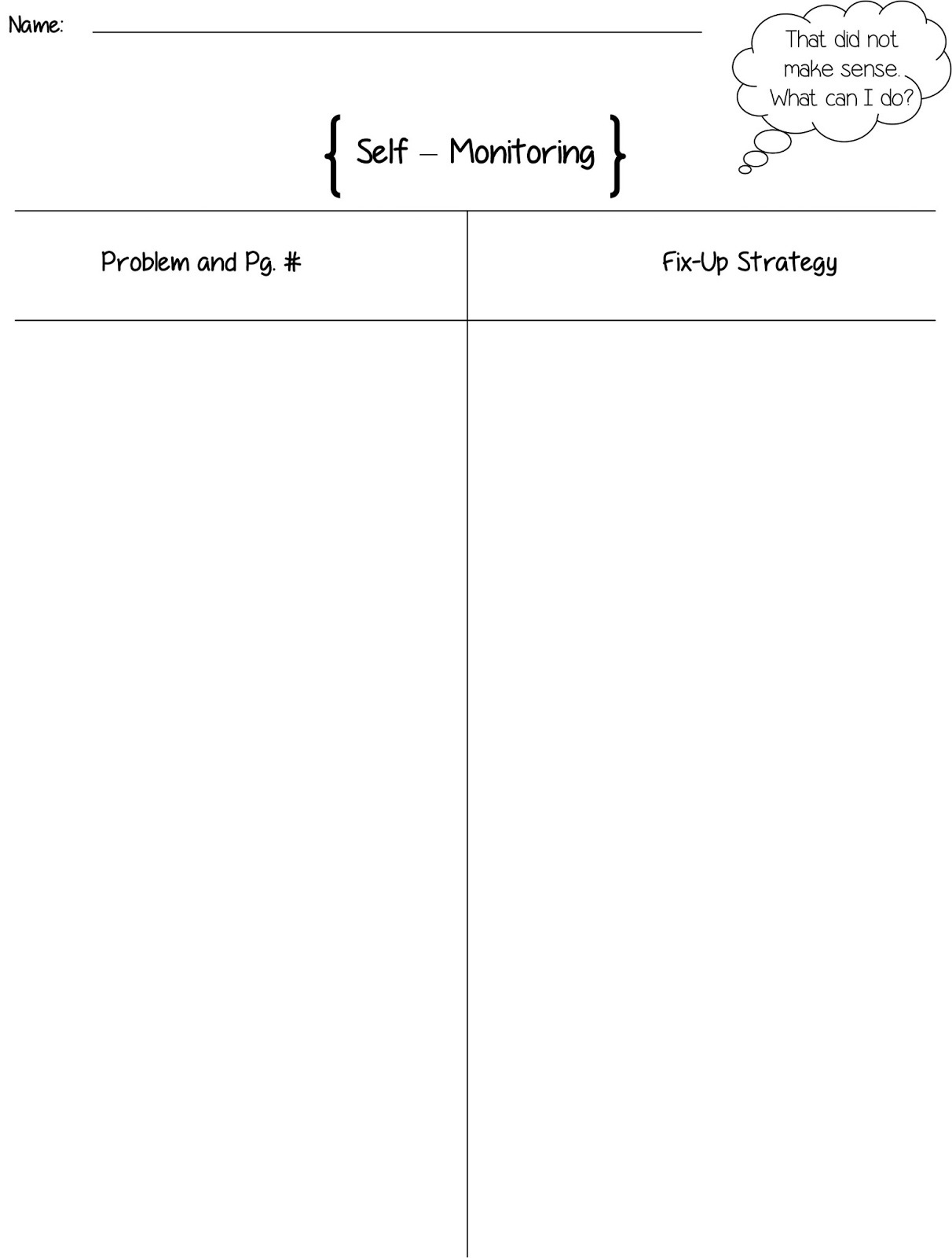 Eclectic Educating: Fix-up Strategies