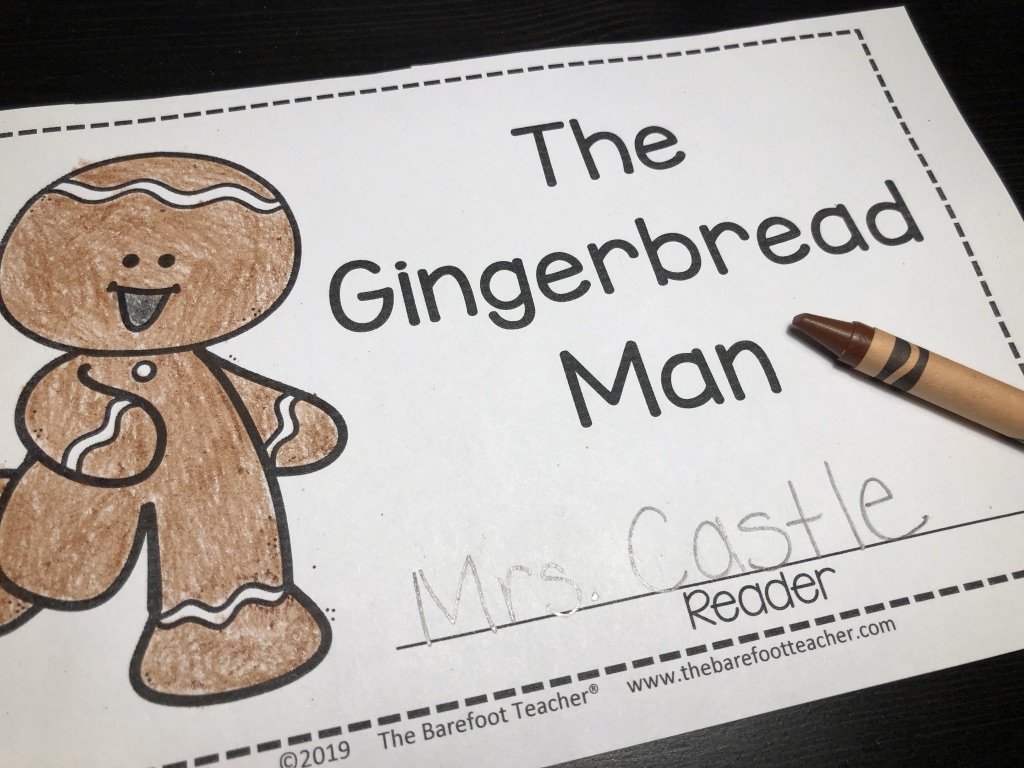 Gingerbread Man Emergent Readers, Scented Play Dough Gifts, Crafts ...