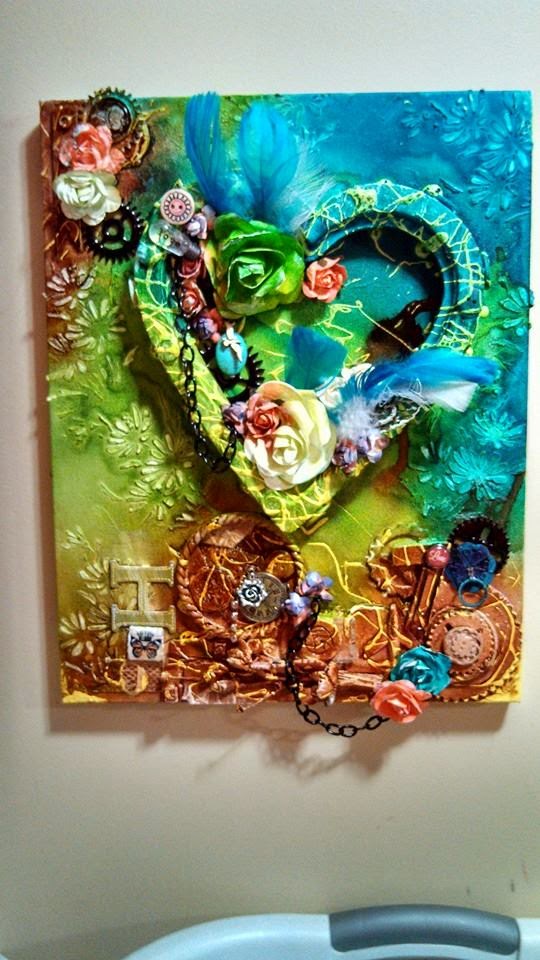 Life with Esterlily: Mixed Media Piece Life with Esterlily: Mixed Media Piece