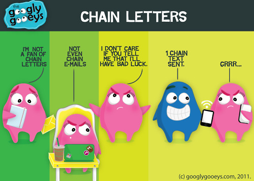 My Take On Chain Text Messages my-take-on-chain-text-messages