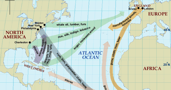 Fifth Grade SS Unit- 13 Colonies: Triangular Trade Routes and the ...