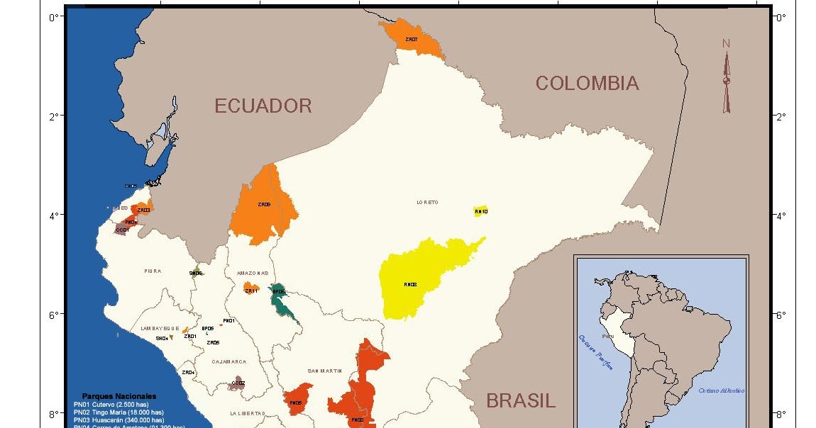 AREAS PROTEGIDAS EN EL PERU AREAS PROTEGIDAS EN EL PERU