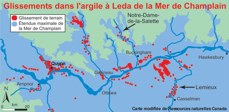 Géo-Outaouais: Séismes et argile en Outaouais
