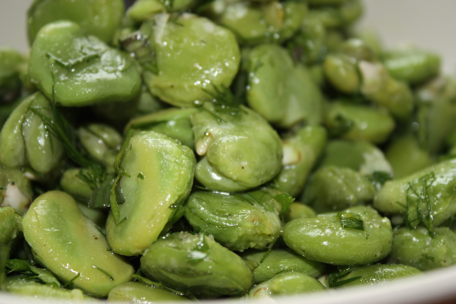 Cold Bób Salad (Fava Bean, Broad Bean) - Polish Housewife Cold Bób Salad (Fava Bean, Broad Bean) - Polish Housewife