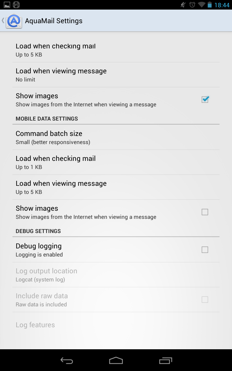AquaMail ~ Apps do Android