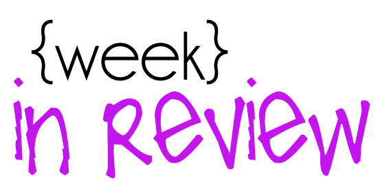 Second Book to the Right: Week in Review #5