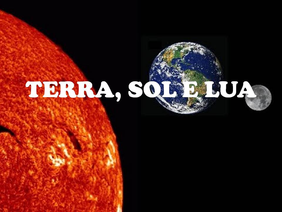 ASTRONOMIA - Escola Espírita: TERRA, LUA E SOL