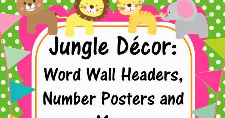 Sweet Tea Classroom: Jungle Theme Classroom