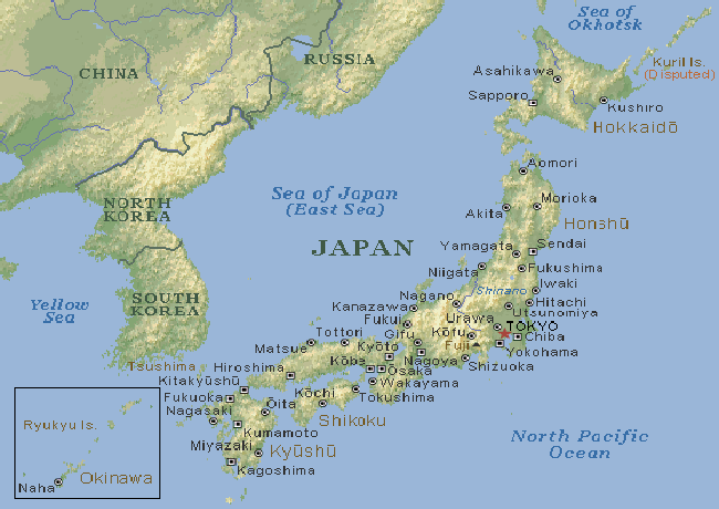Mapas do Japão - Geografia Total™