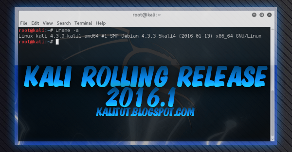 Kali rolling 2016 - KaliTut Tutorial Kali rolling 2016 - KaliTut Tutorial