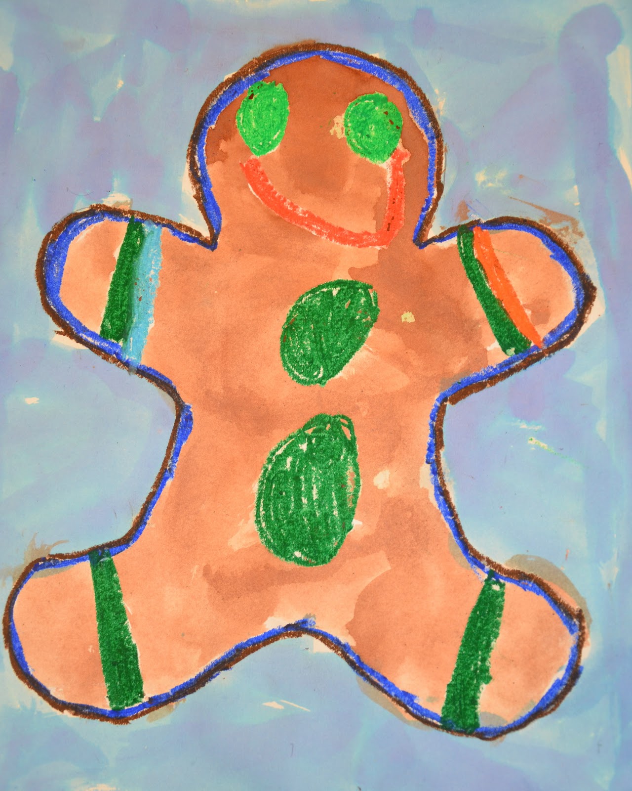 A Place Called Kindergarten: Framable Gingerbread Art