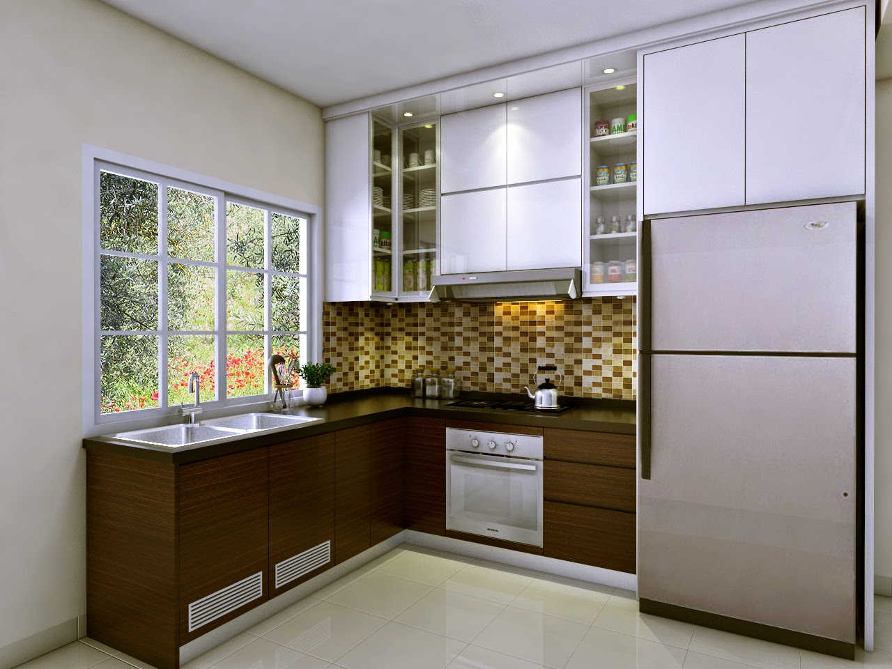 Desain Kitchen Set di Sentul
