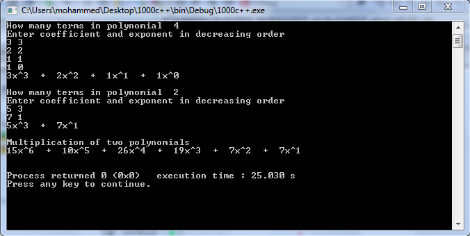 Programmers Area: C++ program to multiply two polynomials Programmers Area: C++ program to multiply two polynomials