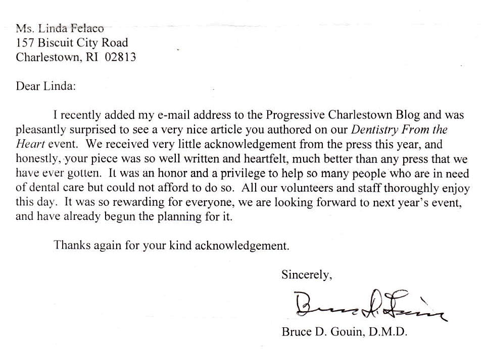 Progressive Charlestown: Arrowhead Dental says thanks for the press Progressive Charlestown: Arrowhead Dental says thanks for the press