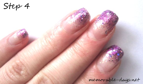 LUCIDarling - Glitter gradient nail art tutorial | Memorable Days : Beauty Blog - Korean Beauty ...