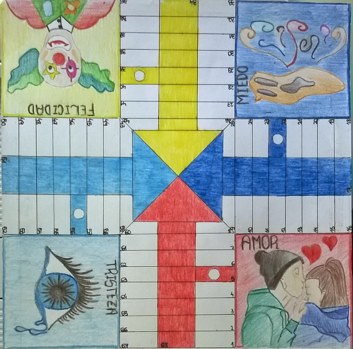 EL DIBUJO SIRVE PARA TODO: TB 18. Diseño de parchís. 2º de ESO.