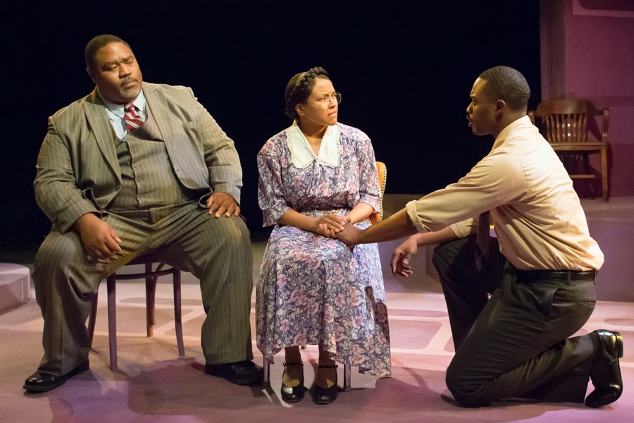 Left to right: Ron Lackey (as E.D. Nixon), Antonia Washington (as Rosa ...