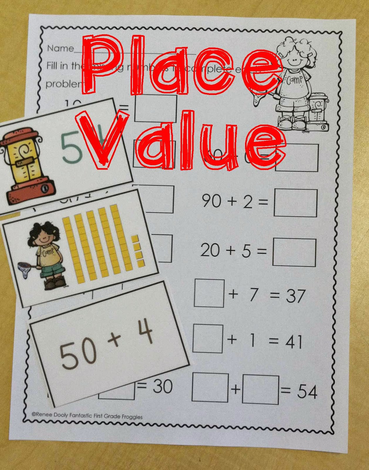 Camping Math Stations - The Teacher Bag