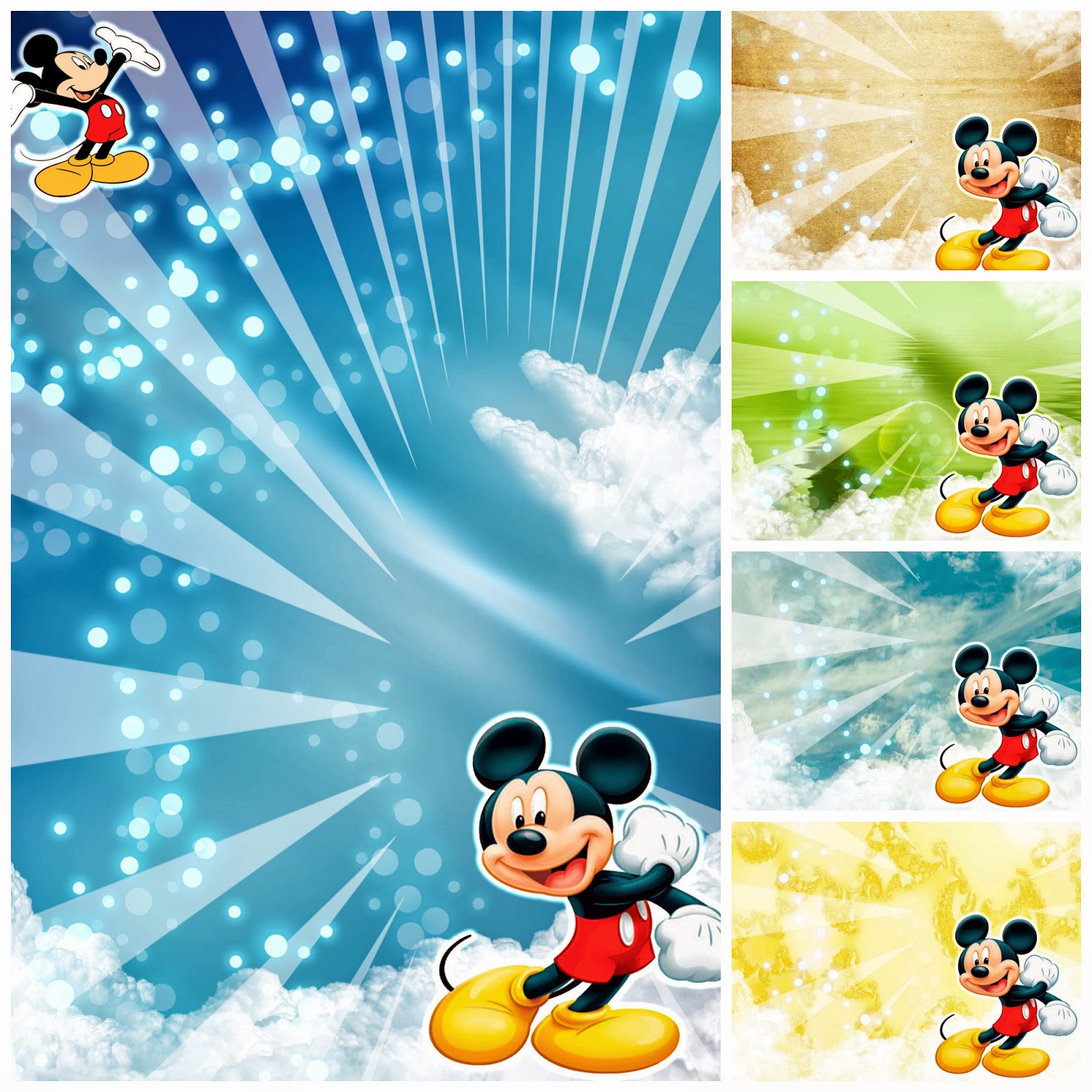 Fondos de Mickey Mouse para fotos - Imagui