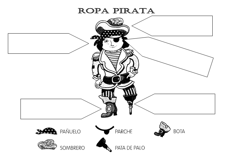 Piratas, Piratas infantiles, Actividades de piratería