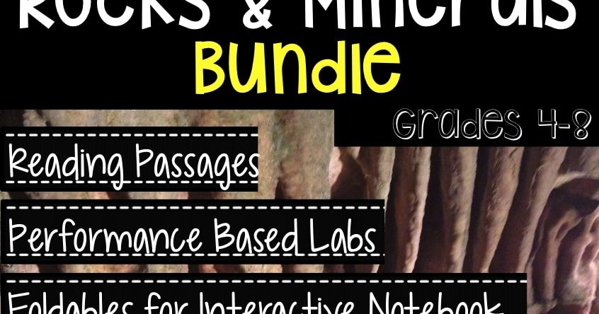 Earth Science Rocks and Minerals Bundle - Coffee Cups and Lesson Plans