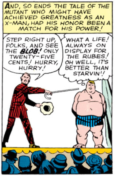 Fruitless Pursuits: Comic School Review: X-Men #3 (1964) Beware of the Blob!