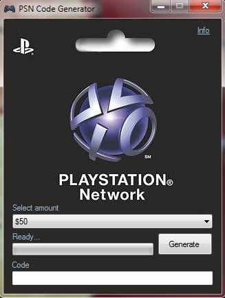 PSN CODE GENERATOR