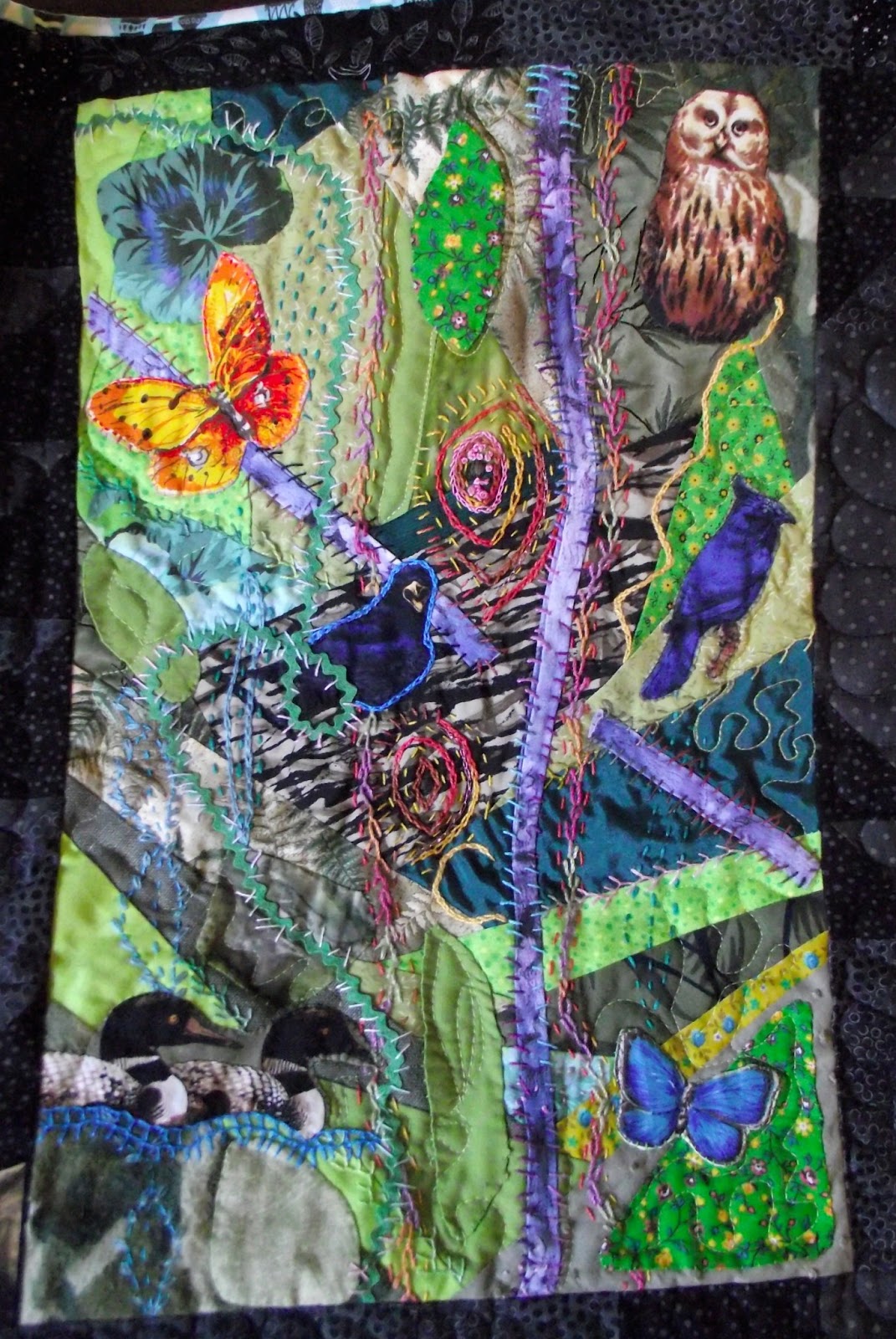 Good Earth Quilting: Traditional Crazy Quilt Tips Good Earth Quilting: Traditional Crazy Quilt Tips