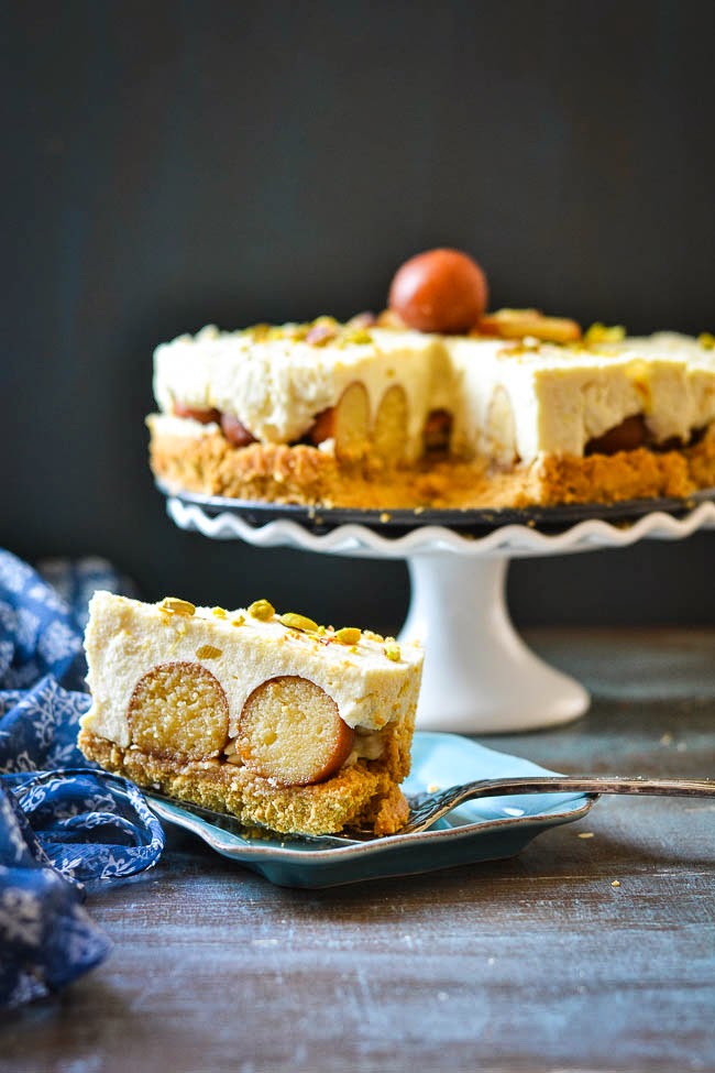 Mix And Stir Gulab Jamun Cheesecake mix-and-stir-gulab-jamun-cheesecake