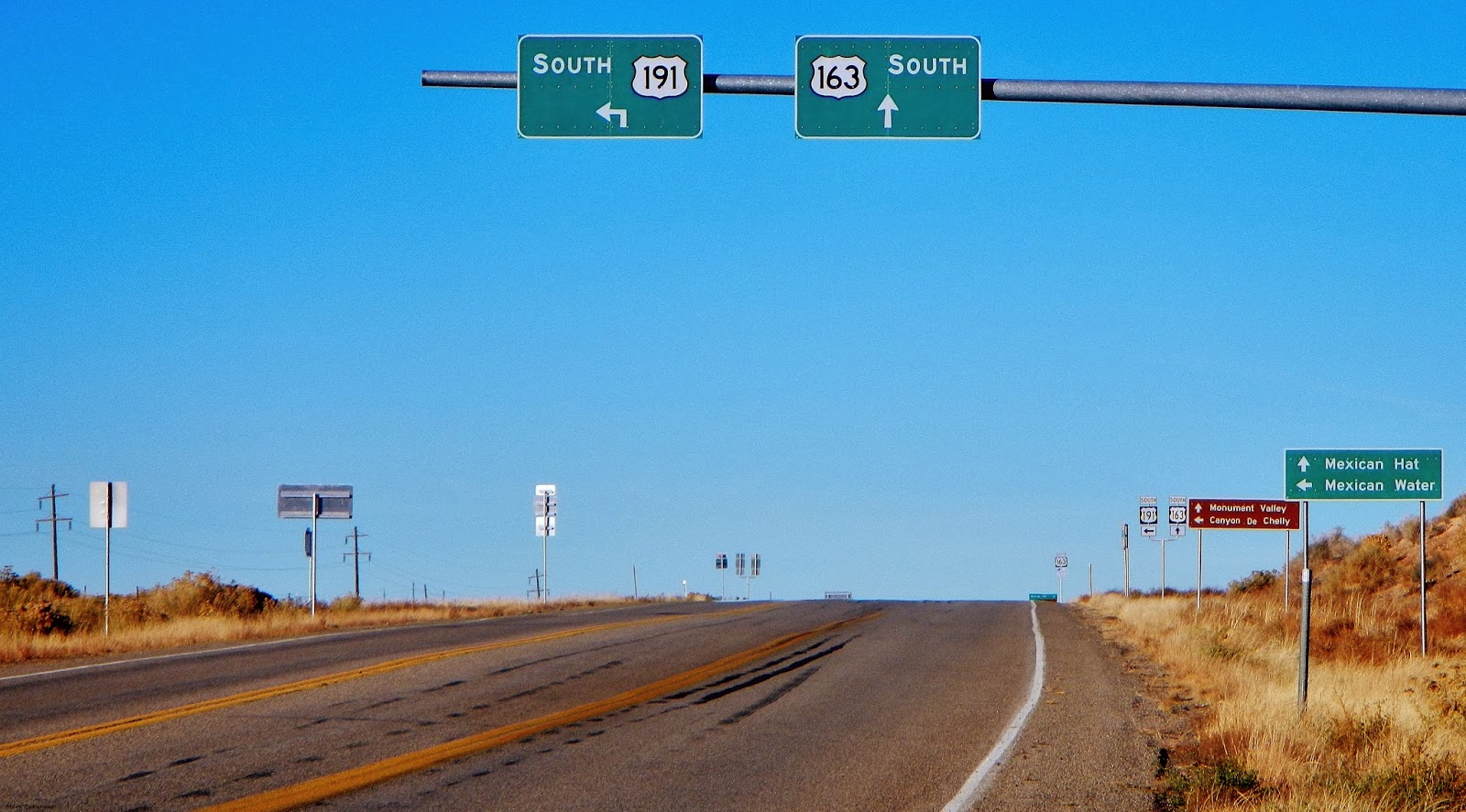 The Southwest Through Wide Brown Eyes: The Southern End of Route 191 in Utah.