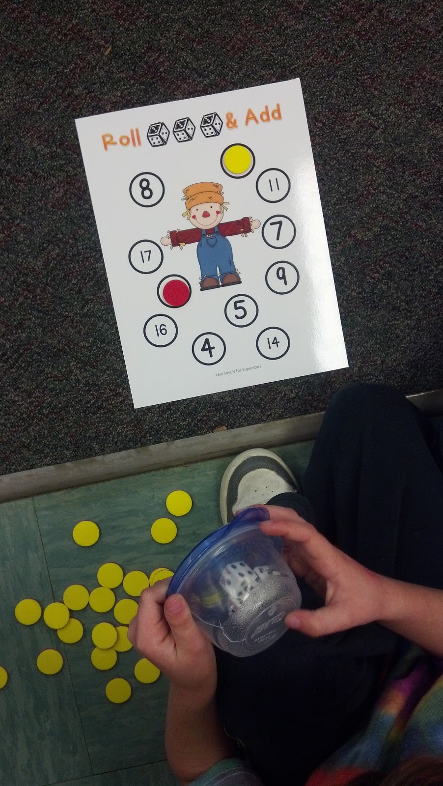 Mrs. Hankinson's Class: A Shout-Out and Math Center Day