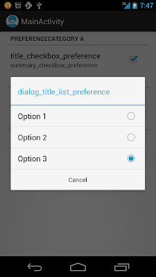 Android-er: PreferenceFragment with ListPreference