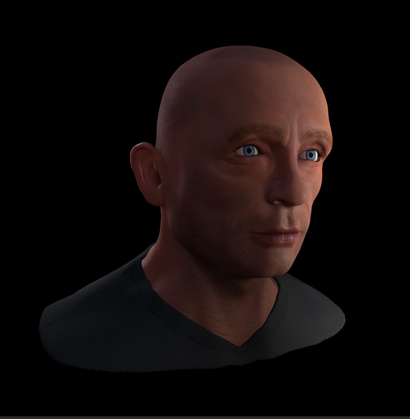 Daniel Craig Bust — polycount