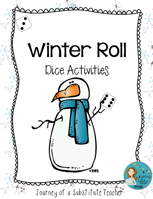 Winter Roll Dice Activities Freebie - Owl-ways Be Inspired