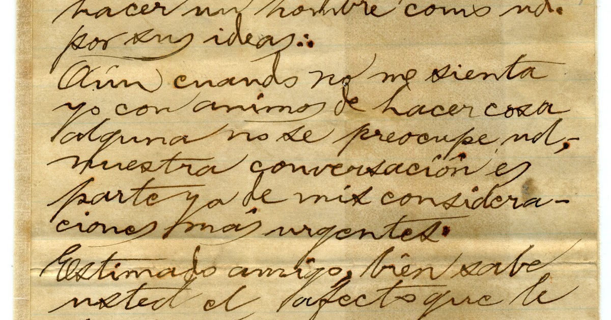 Carta De Jose Marti A Maximo Gomez at Heather Phillips blog