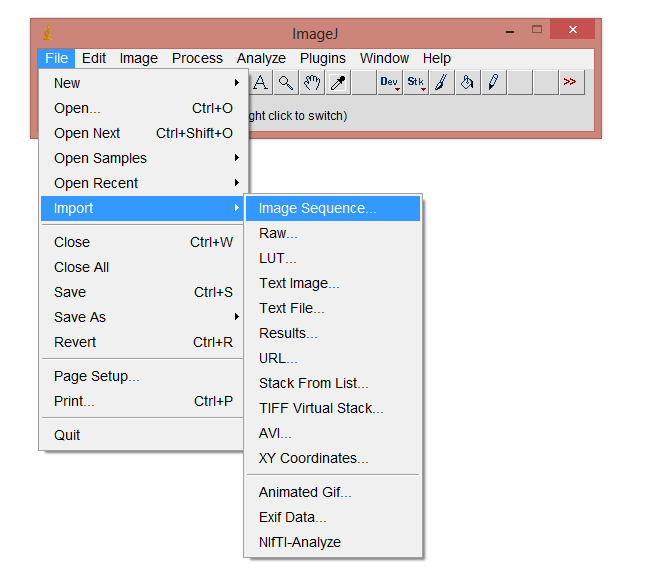 My imageJ: Stacks, Virtual Stacks and Hyperstacks