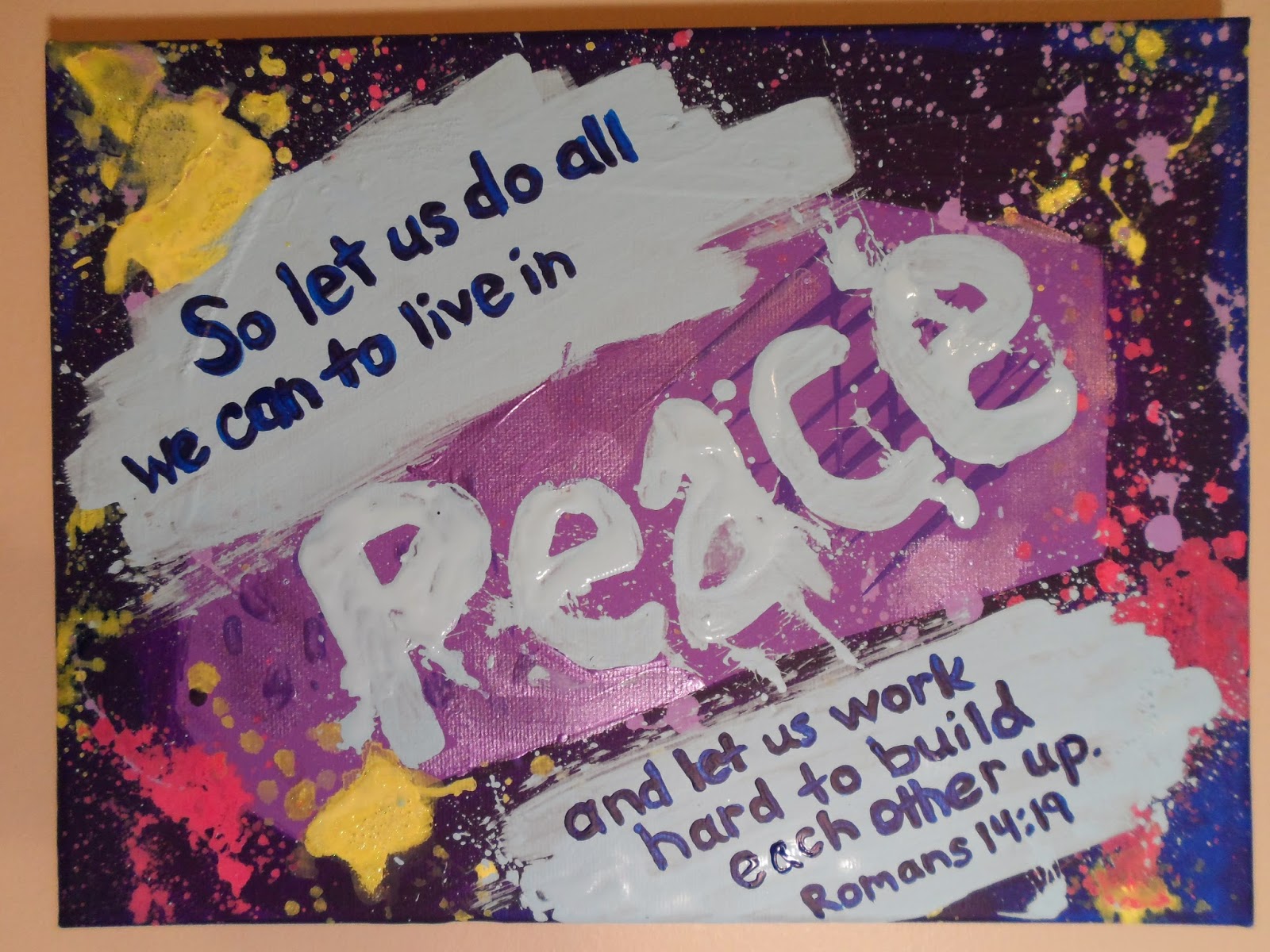 Nailed It!: Romans 14:19 - Scripture Doodle