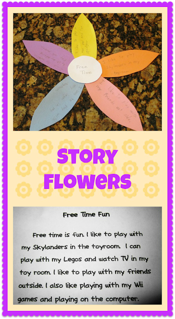 Teaching with TLC: Story flowers make writing paragraphs FUN